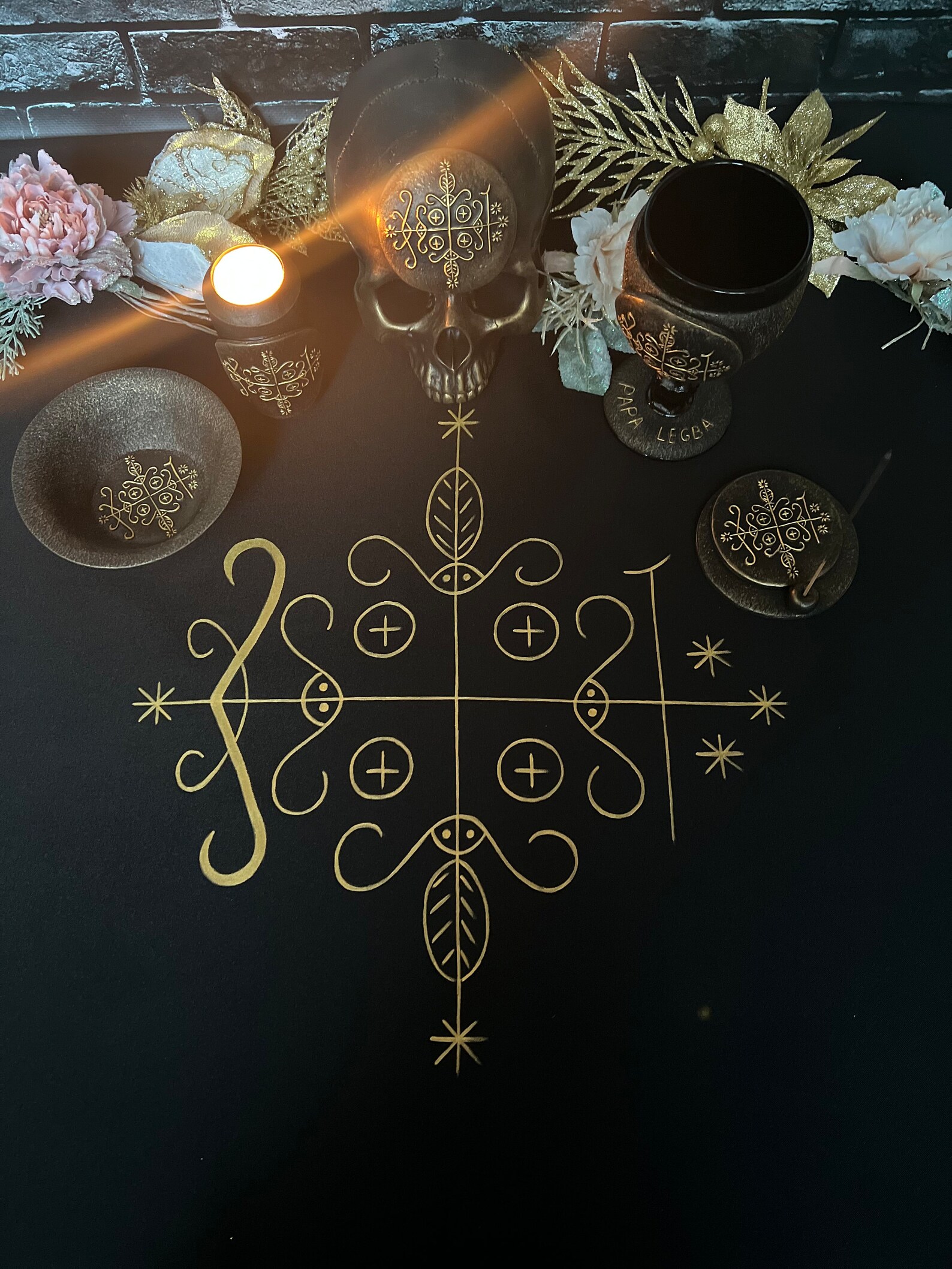 Papa Legba Offering Bowl Voodoo Symbol Ritual Altar Tool - Etsy