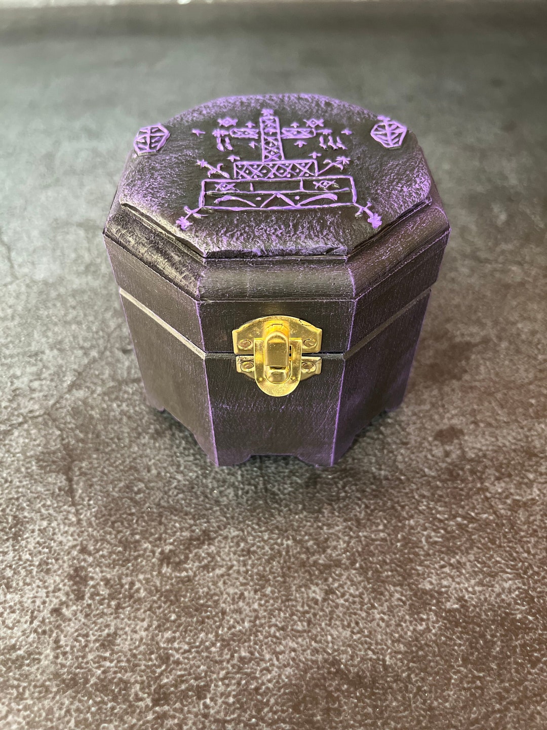 Baron Samedi Box Voodoo Ritual Altar Tool Witchcraft Supplies - Etsy