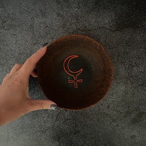 Lilith Offering Bowl Lilith Sigil Plate Witch Altar Witchcraft Supplies ...