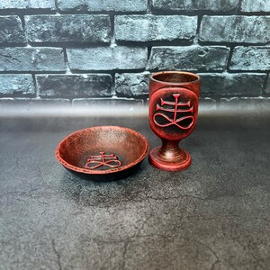 Leviathan Cross Sulfur Altar SET Ritual Tool Occult Decor Satanism ...