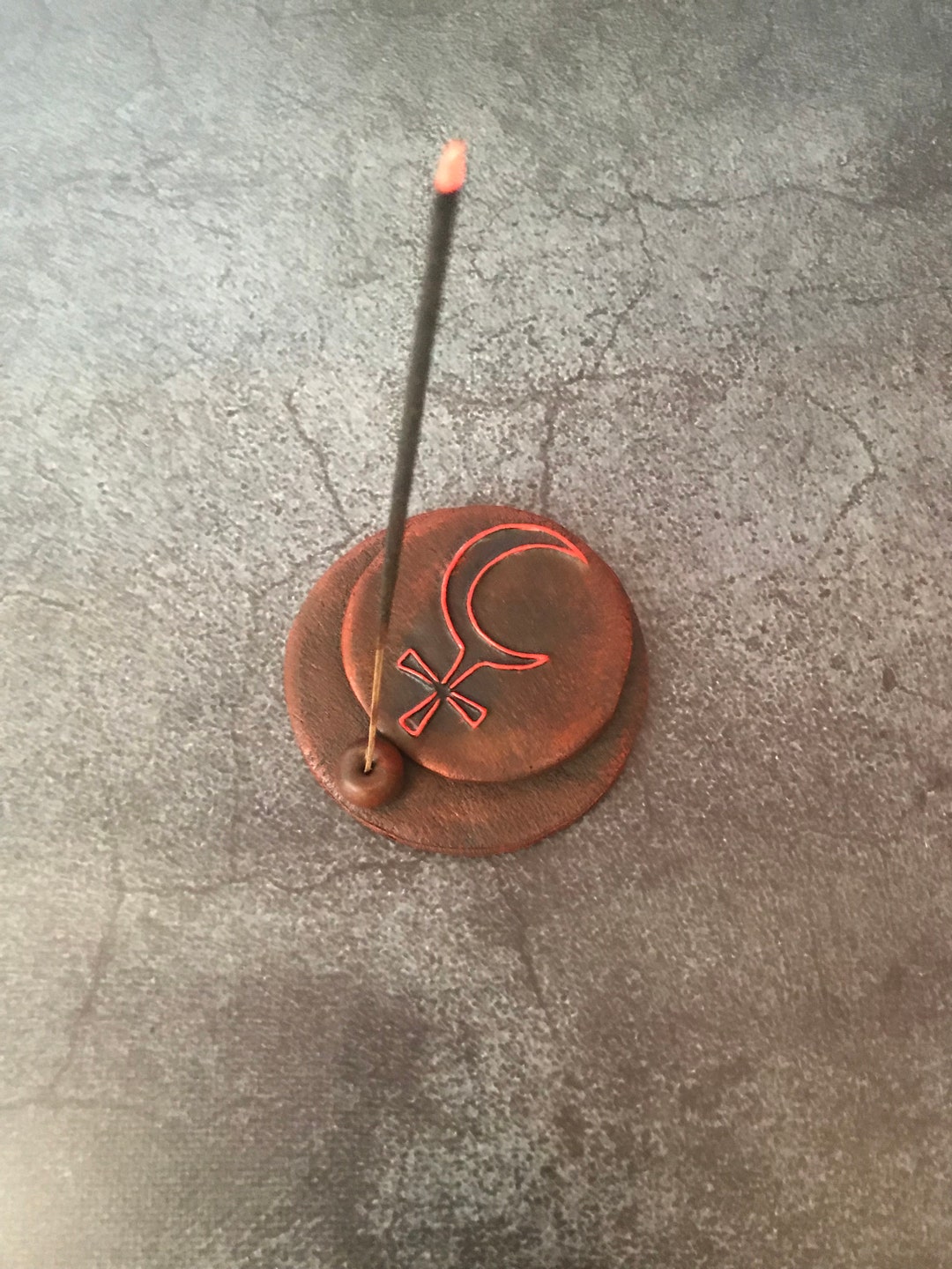 Lilith Sigil Altar Ritual Incense Holder Demonology Occult Tool ...