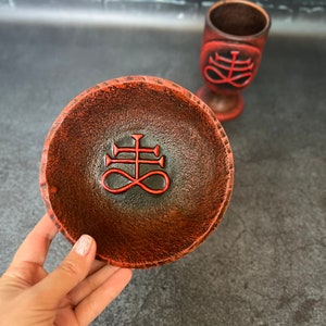 Leviathan Cross Sulfur Altar SET Ritual Tool Occult Decor Satanism ...