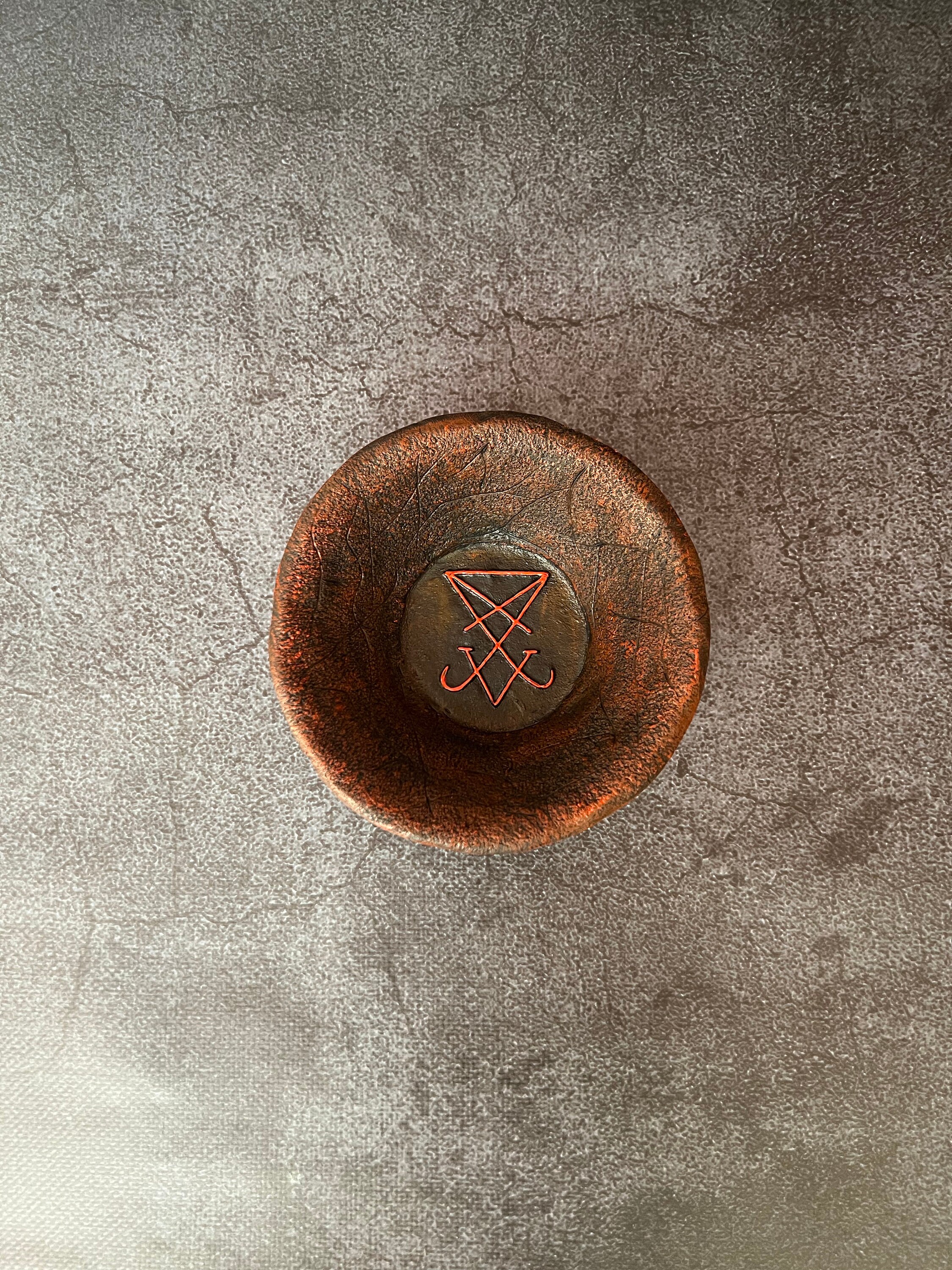 Lucifer Offering Bowl Witch Home Decor Occult Altar Altar - Etsy