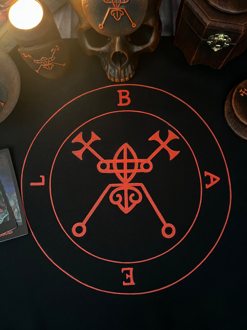 Bael Sigil Goetia Lesser Key Solomon Tablecloth - Etsy