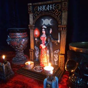 Hecate Statue Hecate Altar Tools Witch Home Decor Altar Witchcraft ...