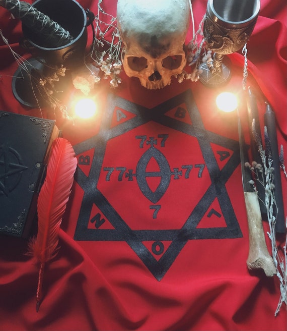 Babalon Tablecloth Thelema Crowley Babalon Sigil Altar Tool - Etsy