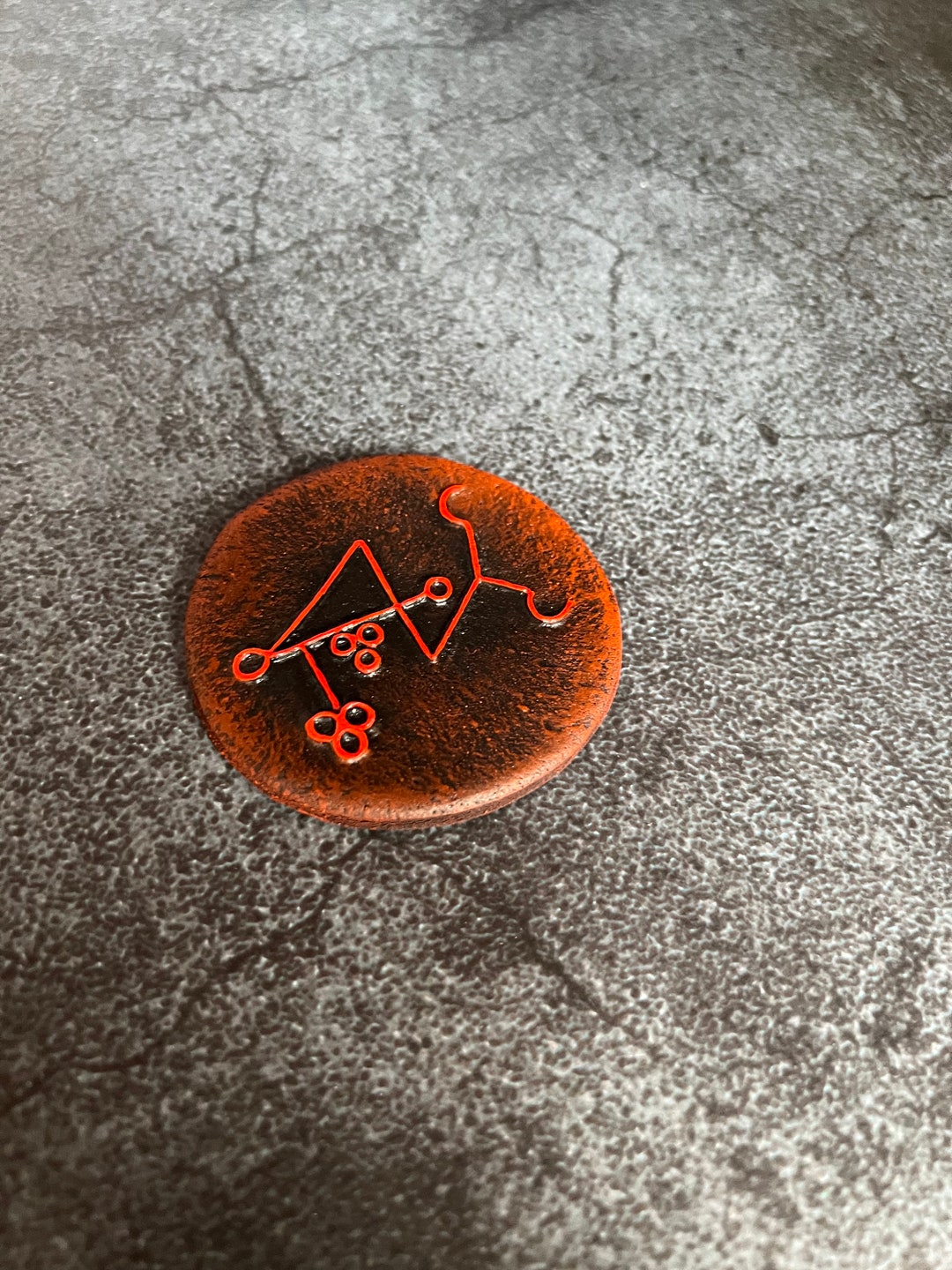 Marax Goetia 72demon placa círculo sigilo Altar ritual Demonología de ...