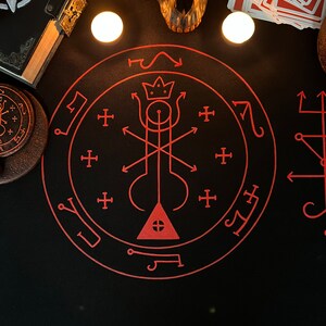 Belphegor Altar Ritual Tablecloth Chaos Magic Demonology Occult ...
