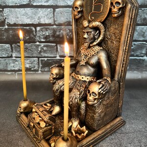 Mammon Demon Sigil Altar Ritual Statue Demonology Handcrafted Occult ...