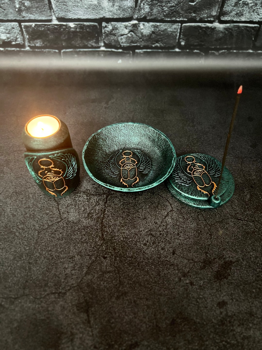 Scarab Egyptian Altar Ritual SET Occult Tool Witchcraft Supplies ...