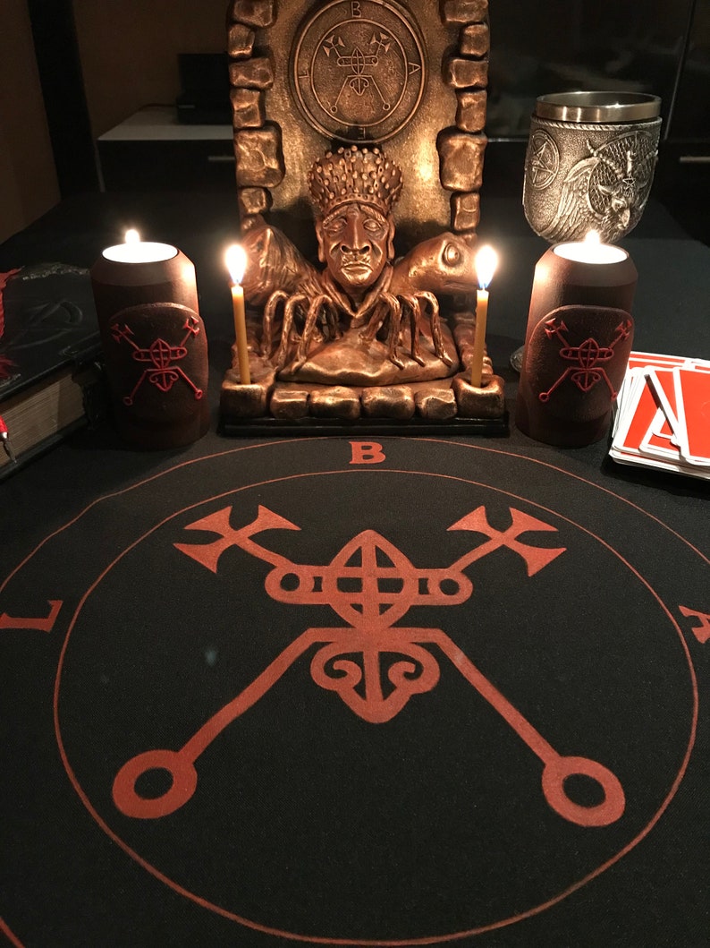 Bael Tablecloth Goetia Demon Sigil Altar Cloth Occult Altar - Etsy