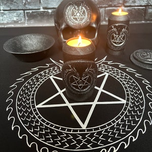 MLO Candlestick Azerate Chaos Magic Anti Cosmic Candle Holder ...