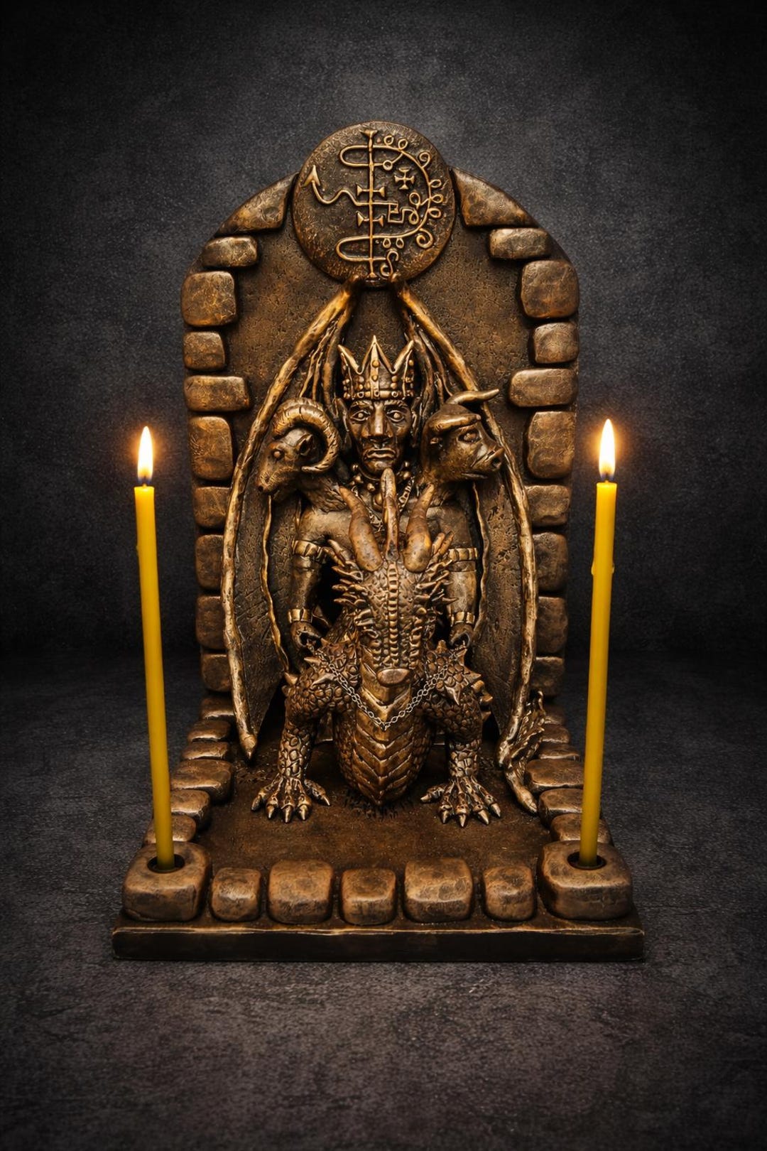 Asmodeus Goetia Altar Statue - Etsy