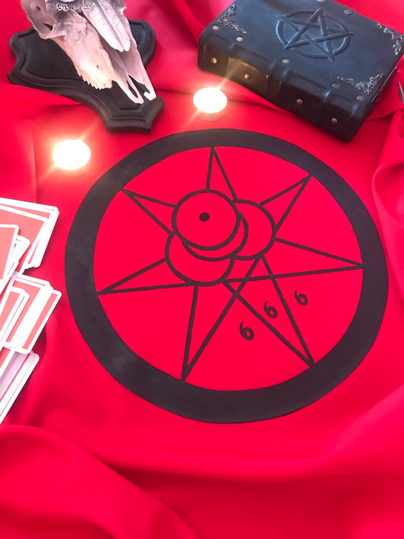 Thelema Altar Cloth Altar Sigil of the Beast 666 Tool - Etsy
