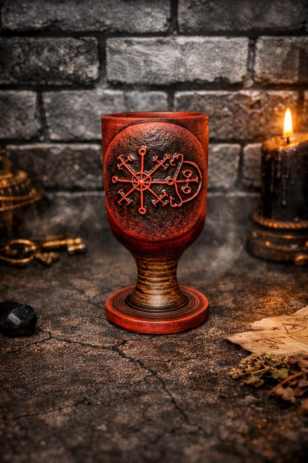 Valac Sigil Goetia Lesser Key Solomon Cup - Etsy