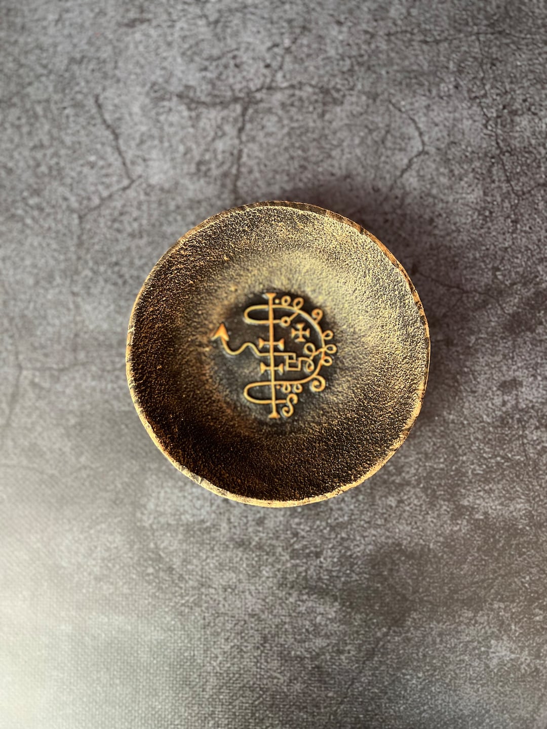 Asmodeus Offering Bowl Ars Goetia Plate Demon Sigil Lesser Key Solomon ...