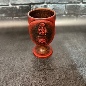Baphomet Altar Cup Sulfur Sigil Goblet Satan Ritual Witchcraft Supplies ...