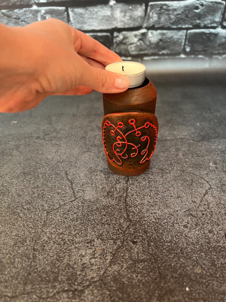 Seere Sigil Goetia Solomon Altar Ritual Candlestick - Etsy