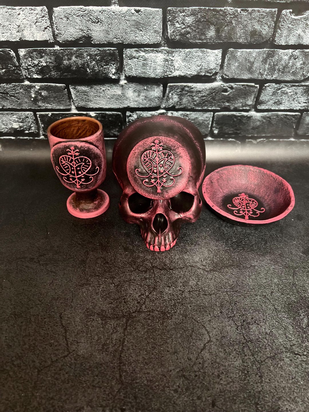 Erzulie Freda Veve Altar Ritual SET Loa Spirit Symbol Voodoo Occult ...