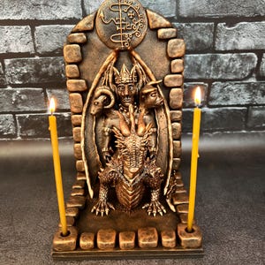 Asmodeus Demon Goetia Altar Statue Solomon Magic Ritual Tool Witchcraft ...