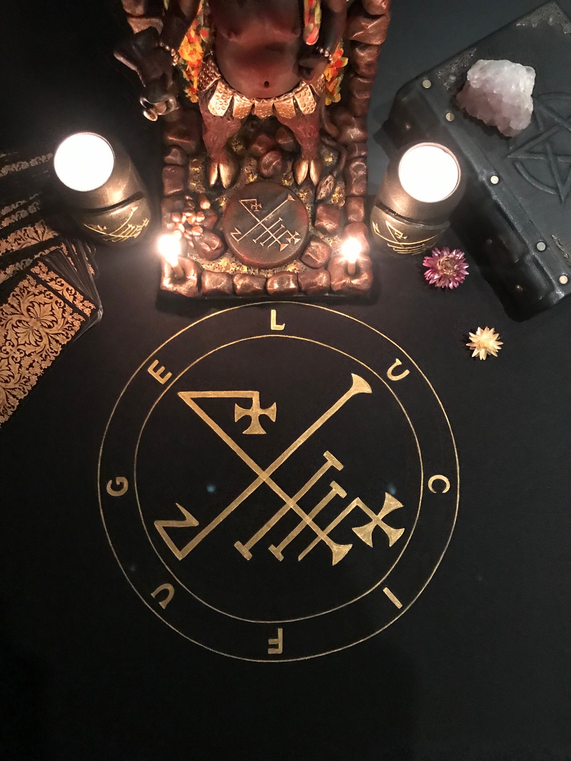 Lucifuge Rofocale Demon Ritual Altar Tablecloth - Etsy