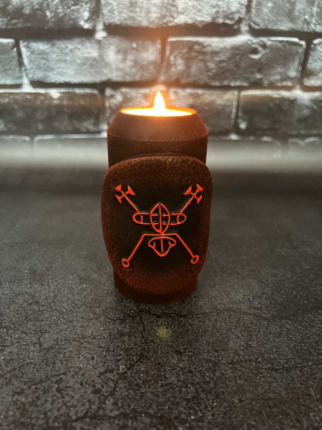 Bael Goetia Demon Sigil Altar Ritual Candlestick Lesser Key Solomon ...