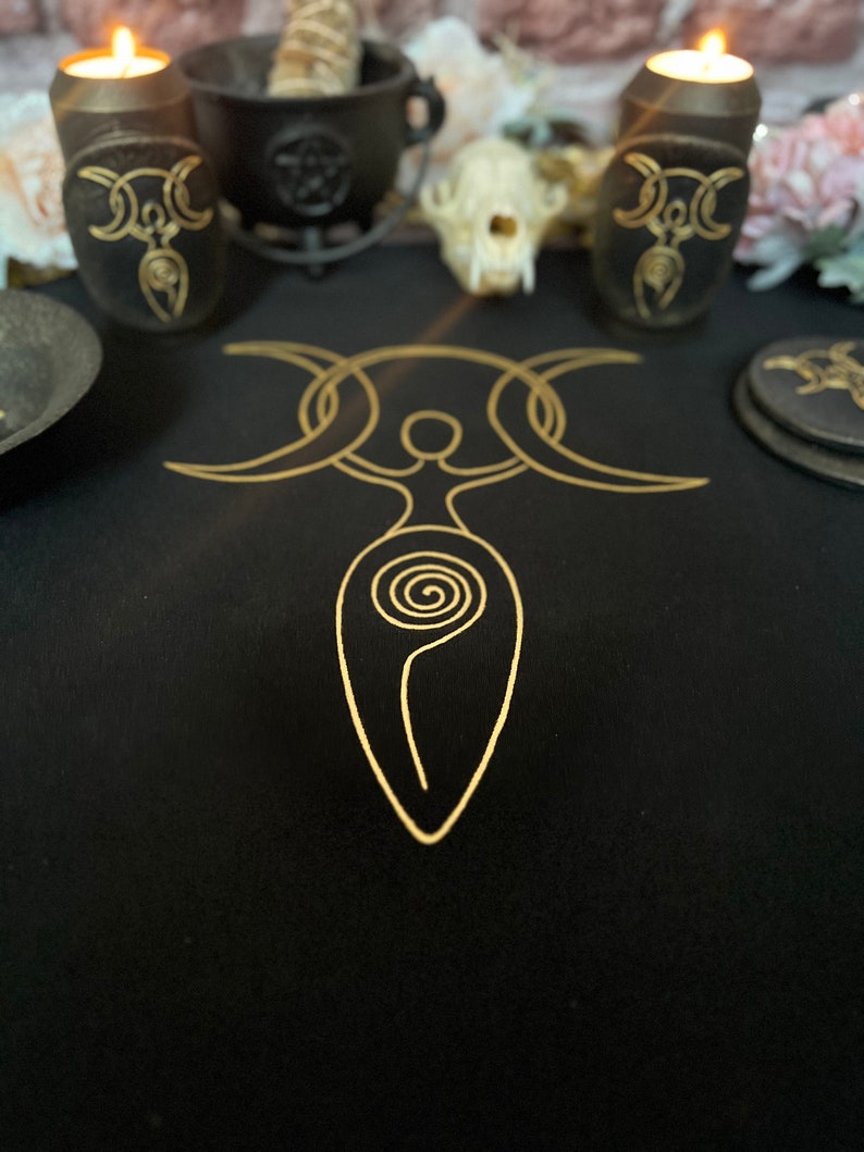 Spiral Goddess Cloth Moon Goddess Wicca Altar Tool Ritual - Etsy