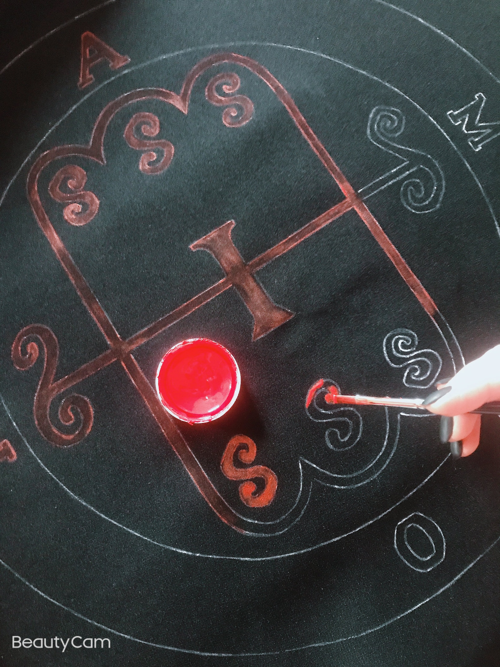 Amon Tablecloth Goetia Demon Sigil Invocation Demon Occult - Etsy