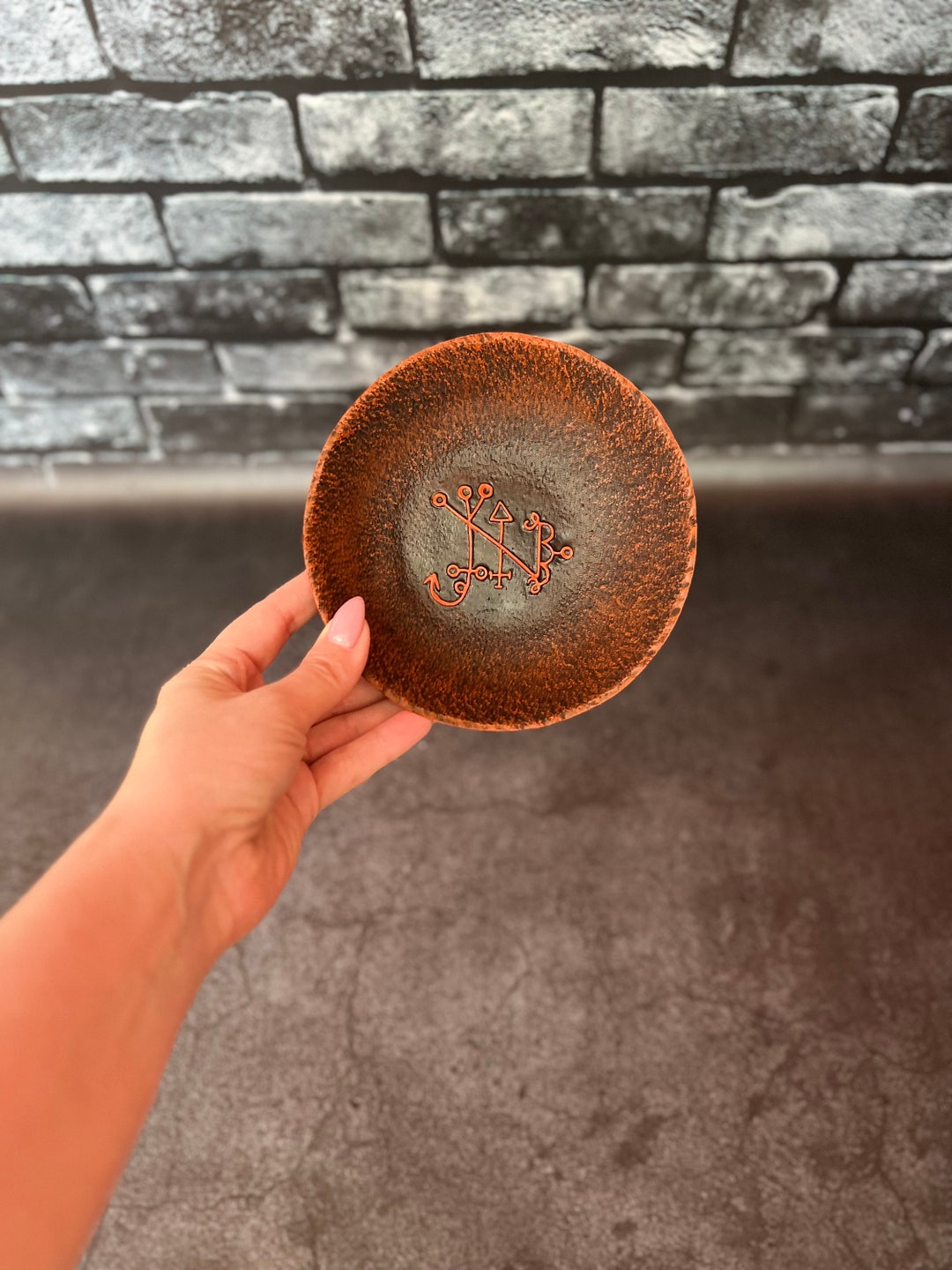 Balam Offering Bowl Goetia Demons Plate Ritual Altar Solomon Demonology ...