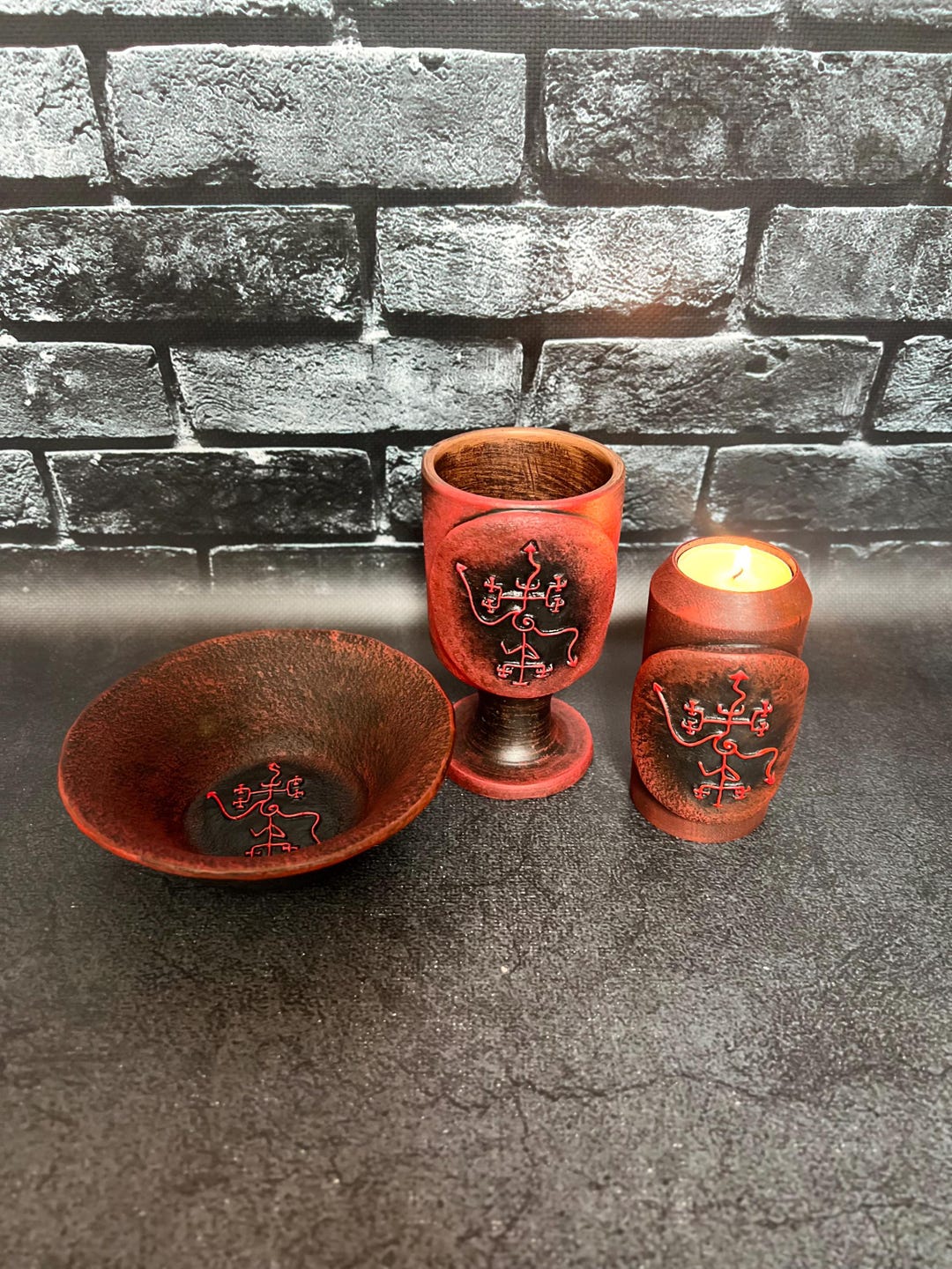 Pazuzu Altar Ritual SET Demonology Occult Tool Handcrafted Witchcraft ...