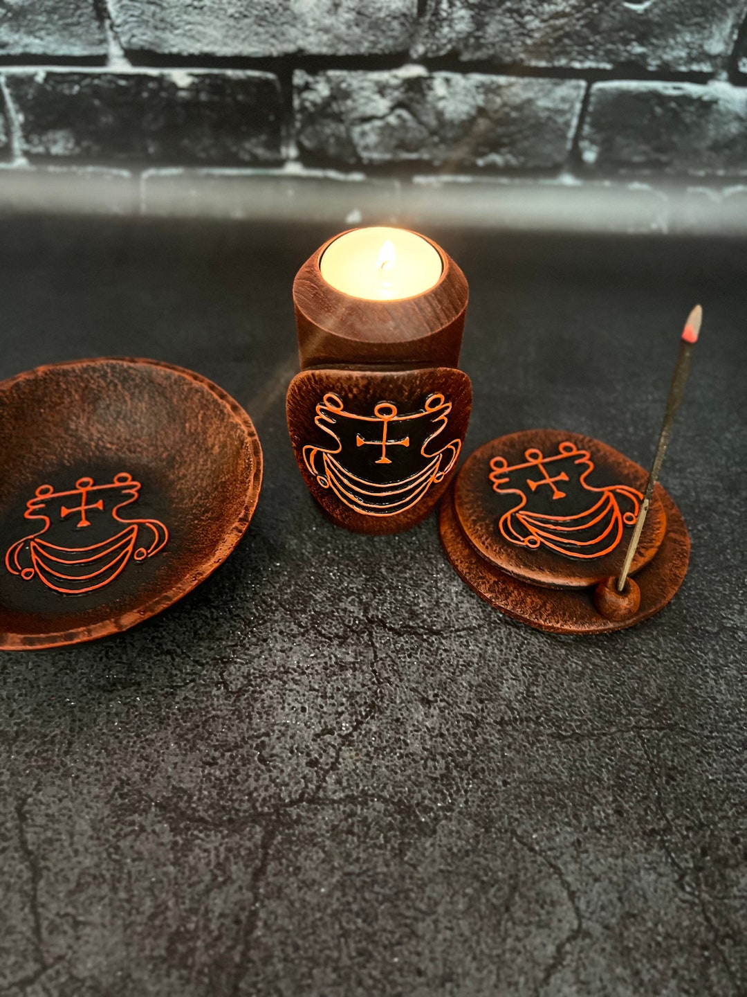 Agares Goetia Demon Sigil Altar Ritual Set Solomon Magic Demonology ...