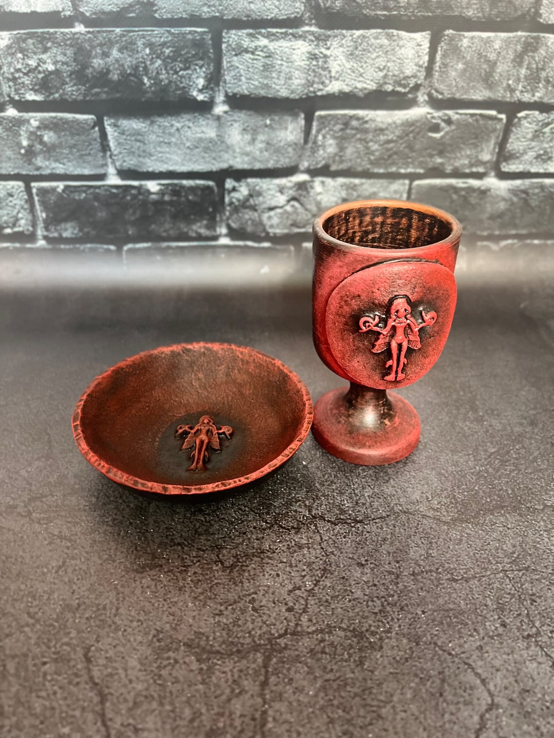 Ishtar Goddess SET Altar Cup Offering Bowl Lilith Inanna Lilitu Ancient ...
