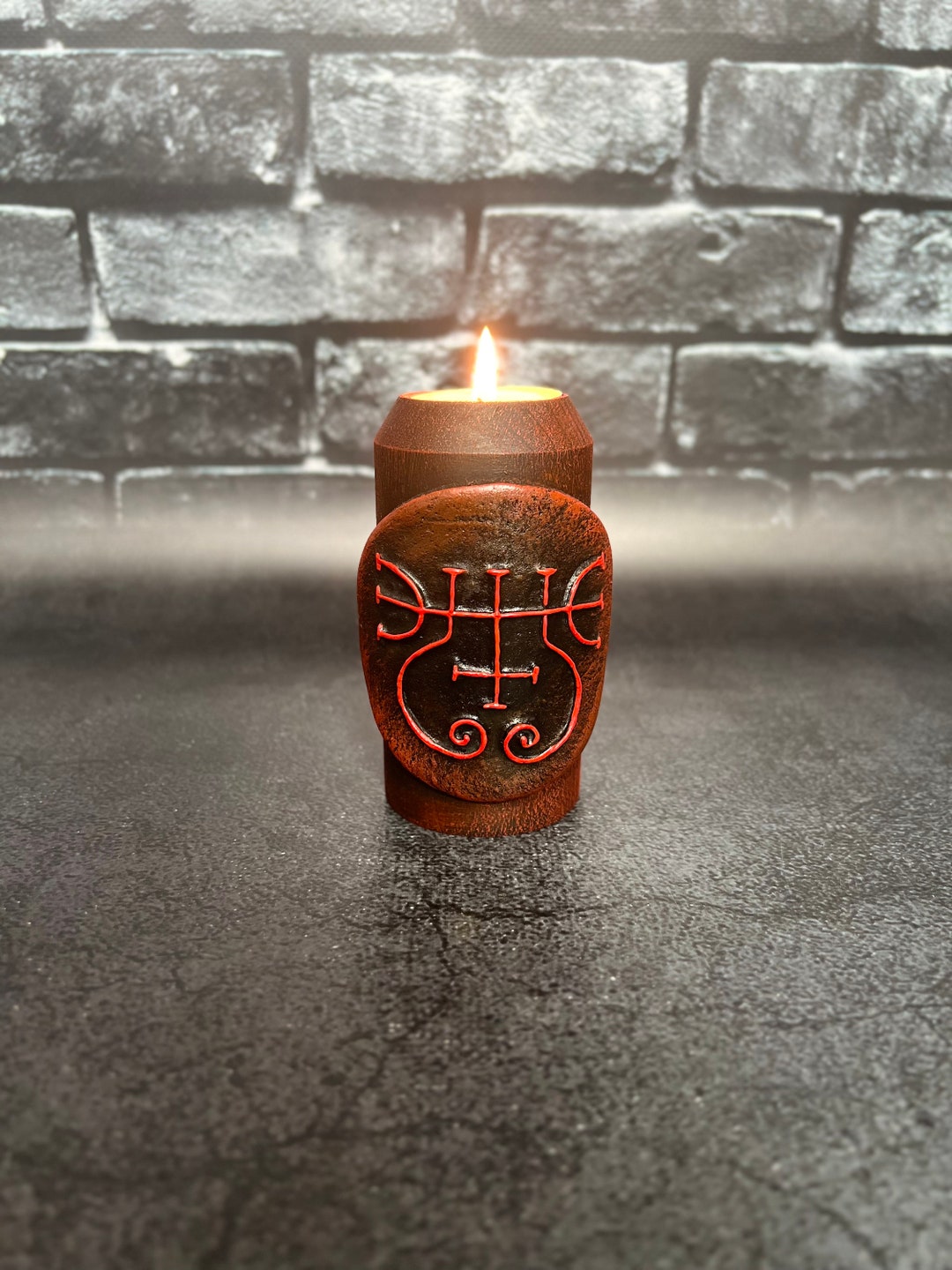 Zepar Goetia Demon Sigil Altar Ritual Candlestick Lesser Key Solomon ...