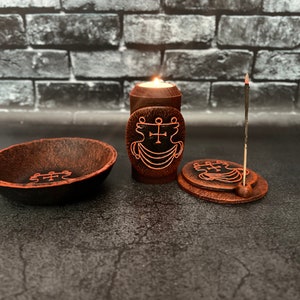 Agares Goetia Demon Sigil Altar Ritual Set Solomon Magic Demonology ...