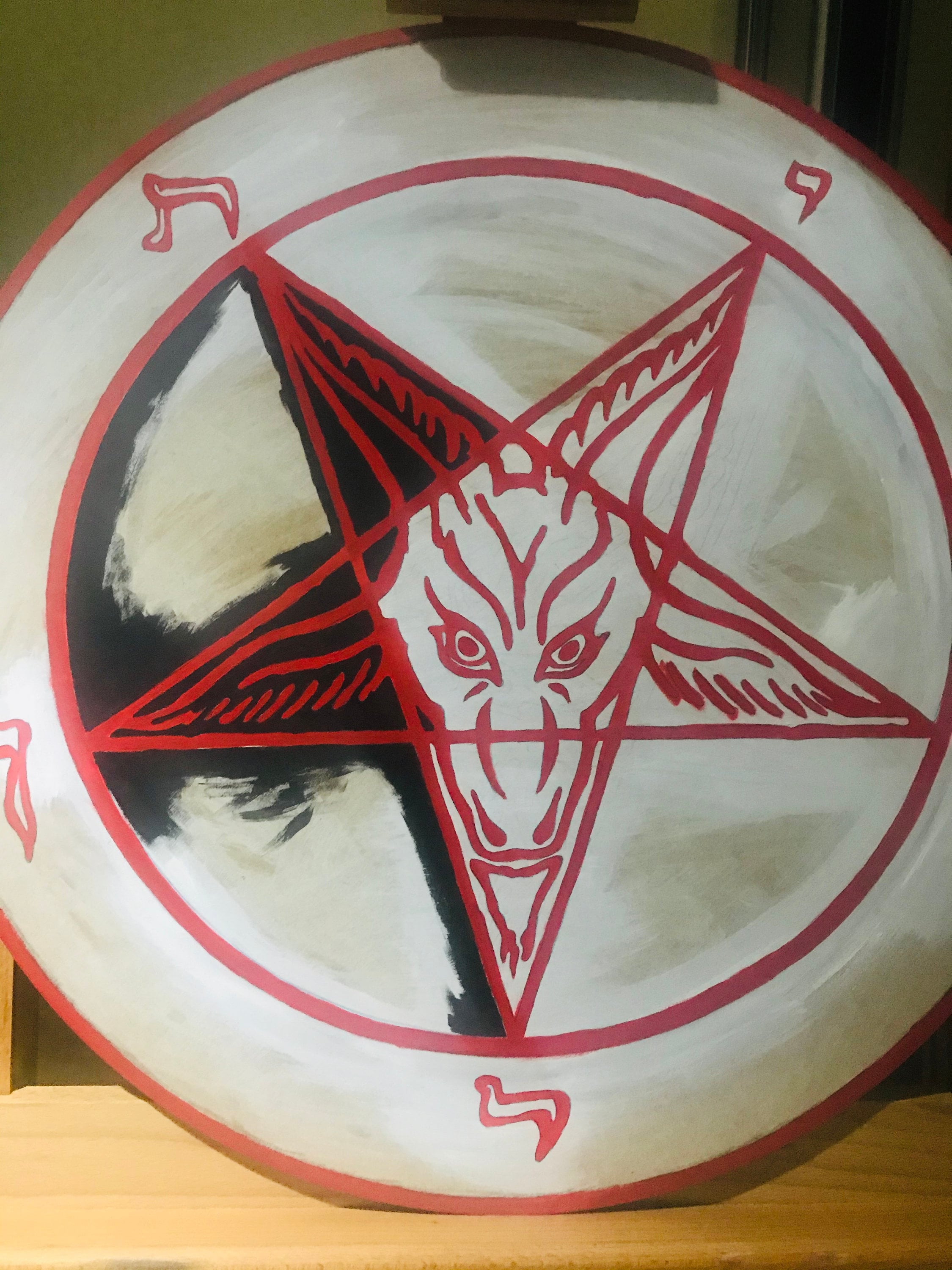Baphomet Wall Plaque Satan Pentacle Anton Lavey Sigil Satan - Etsy UK