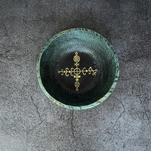 Ti Jan Danto Veve Altar Ritual Offering Plate Voodoo Magic Occult Tool ...