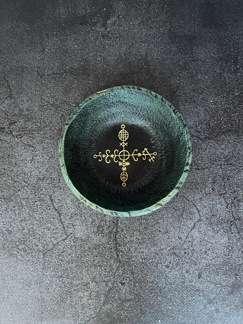 Voodoo Ti Jan Danto Veve Altar Plate - Etsy