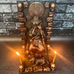 Papa Legba Voodoo Altar Statue | Haitian Vodou Spirit Figurine ...