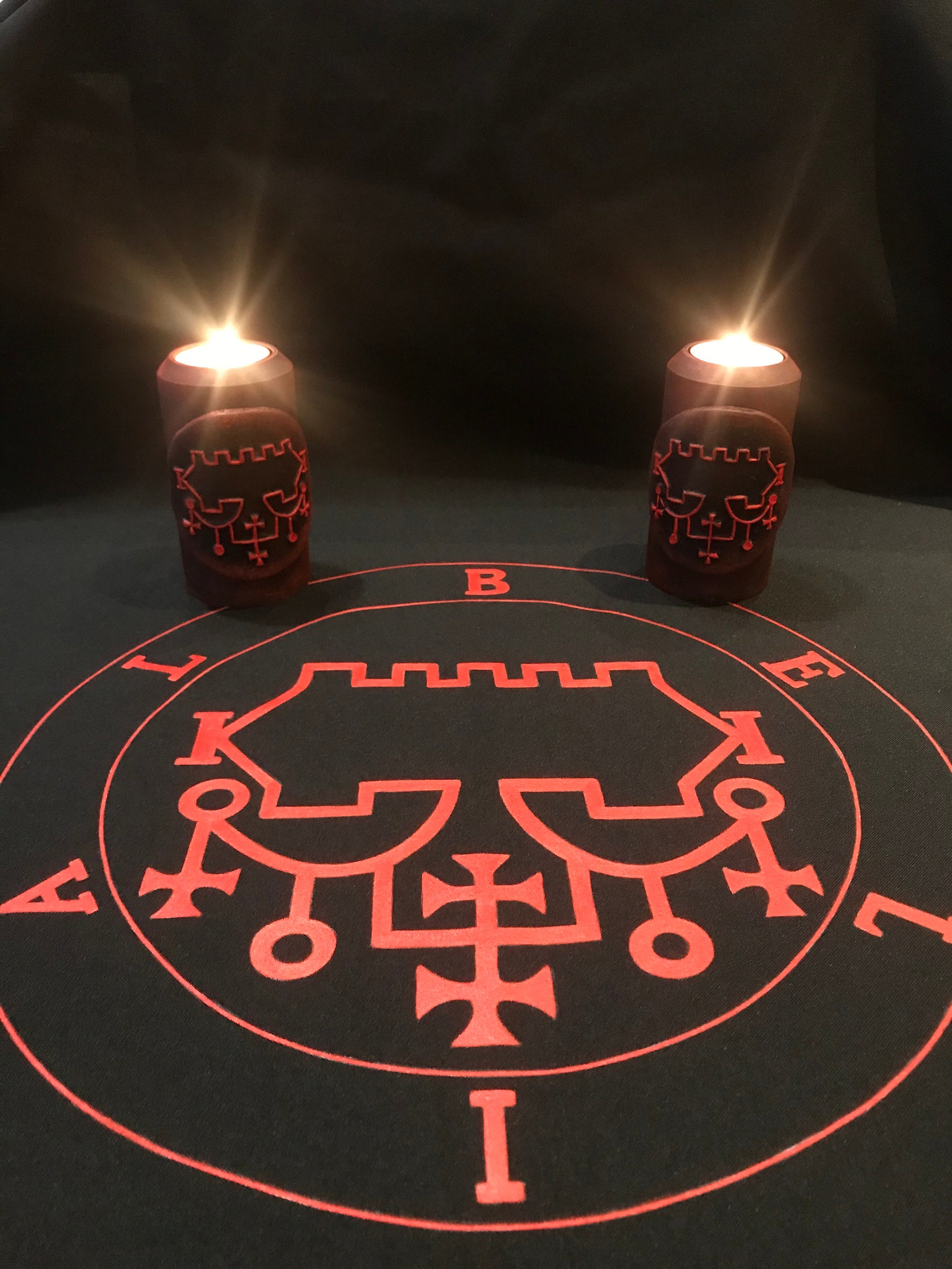 Belial Tablecloth Goetia Demon Sigil Demonology Altar Occult - Etsy