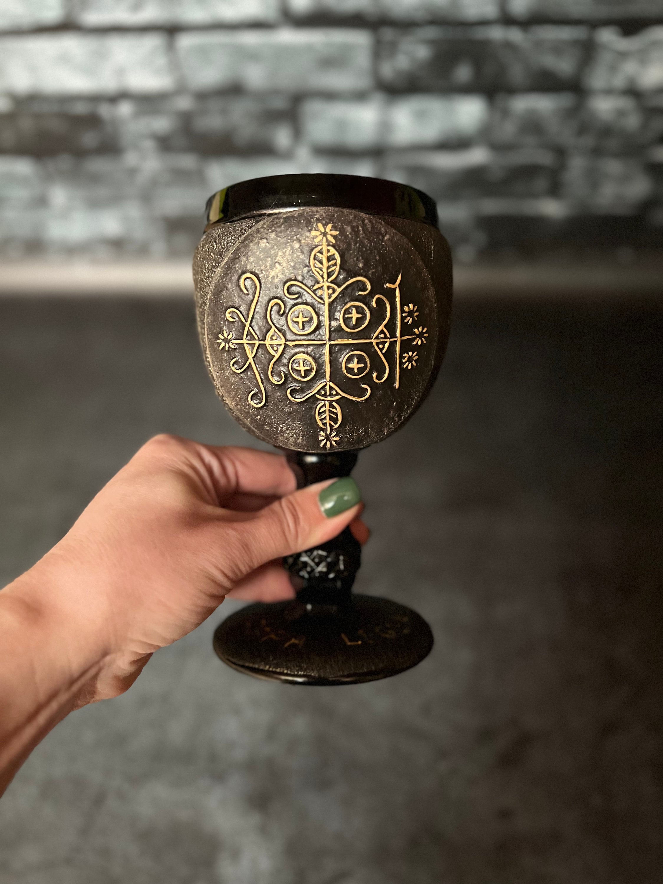 Papa Legba Cup Voodoo Symbol Ritual Altar Tool Occult Altar - Etsy