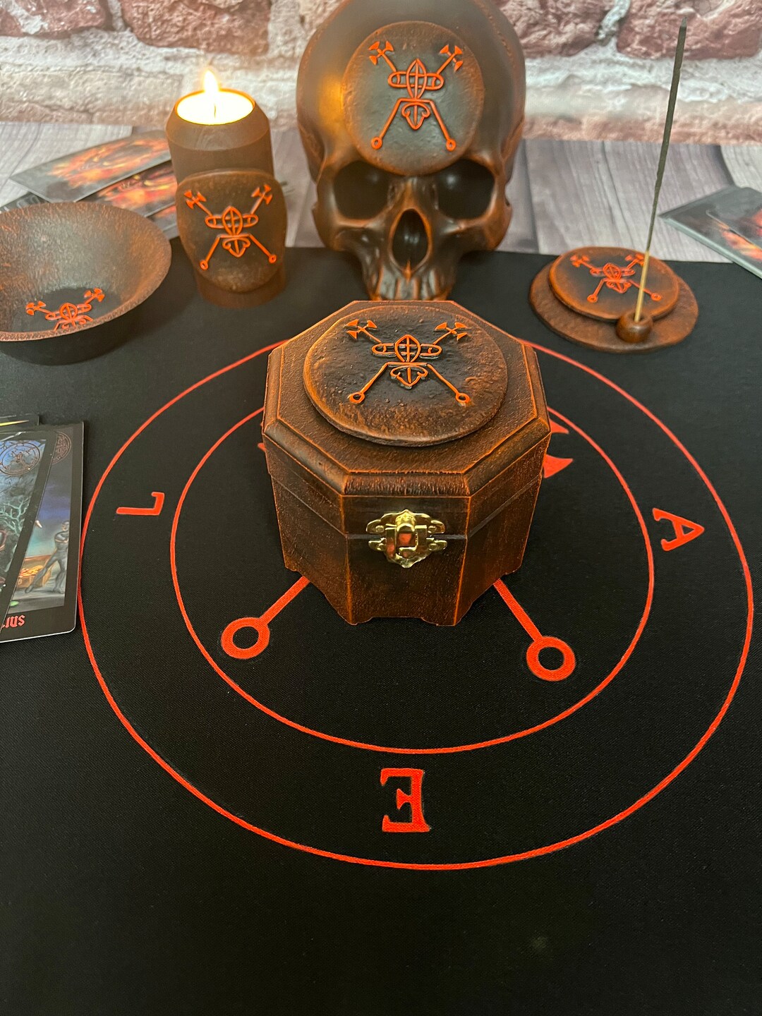 Bael Box Goetia 72demon Sigil Ritual Altar Solomon Demonology Altar ...