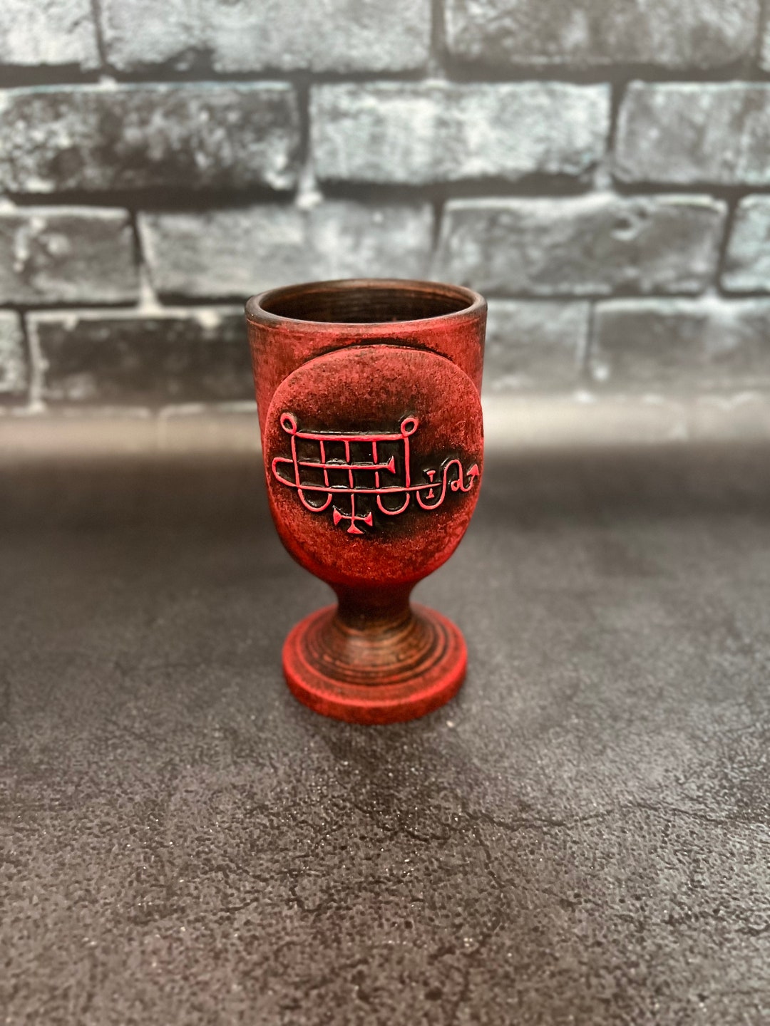 Bune Demon Sigil Goetia Altar Ritual Cup Solomon Magic Occult ...