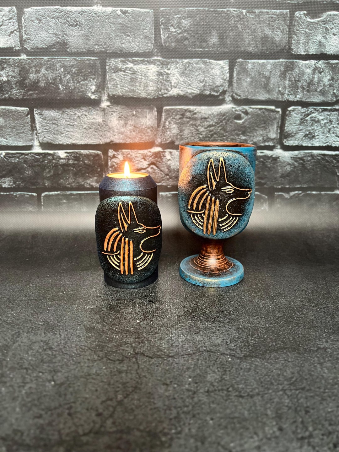 Anubis Egyptian Altar SET Mythology Decor Ritual Tools Witchcraft ...