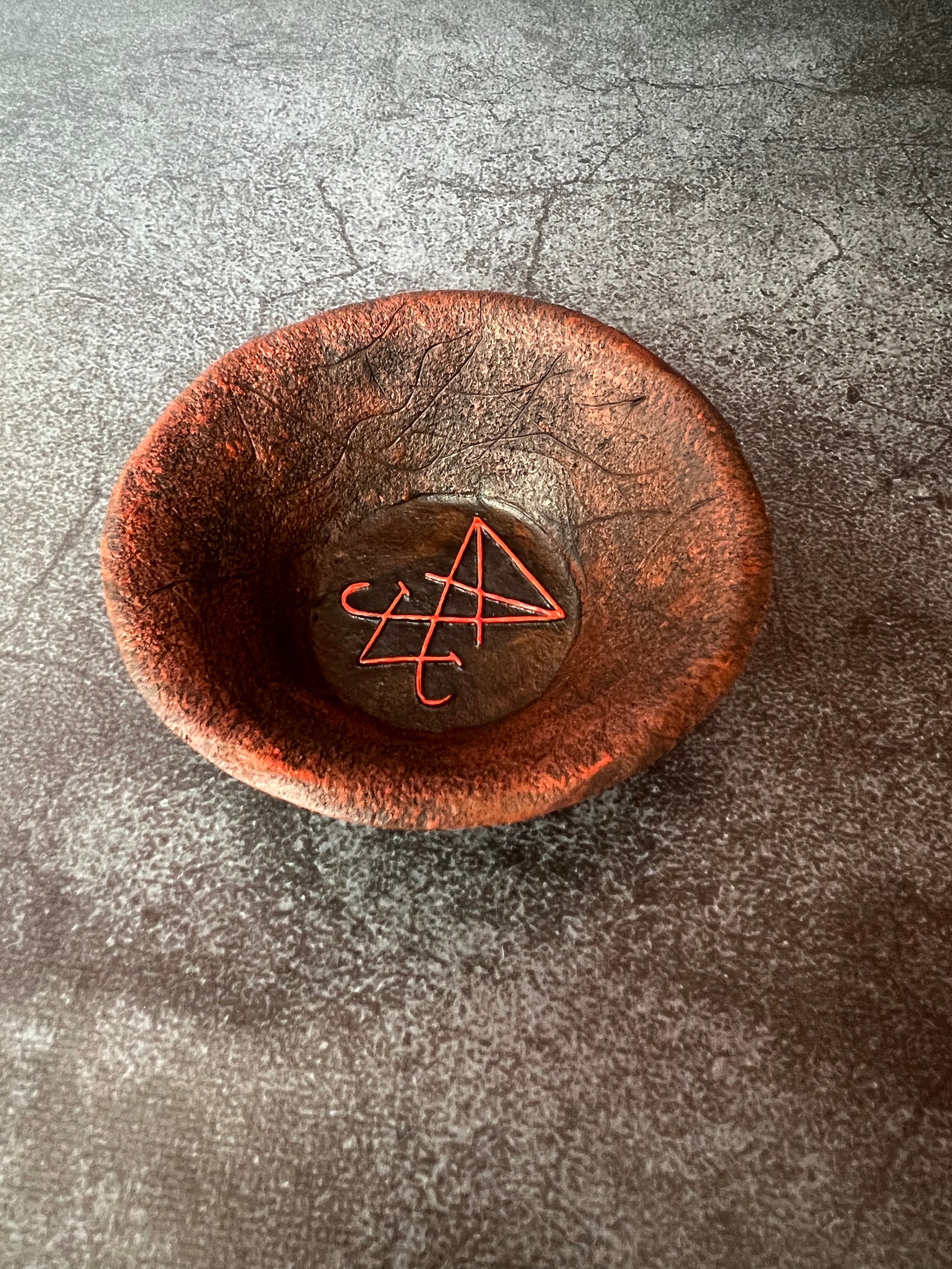 Lucifer Offering Bowl Witch Home Decor Occult Altar Altar - Etsy