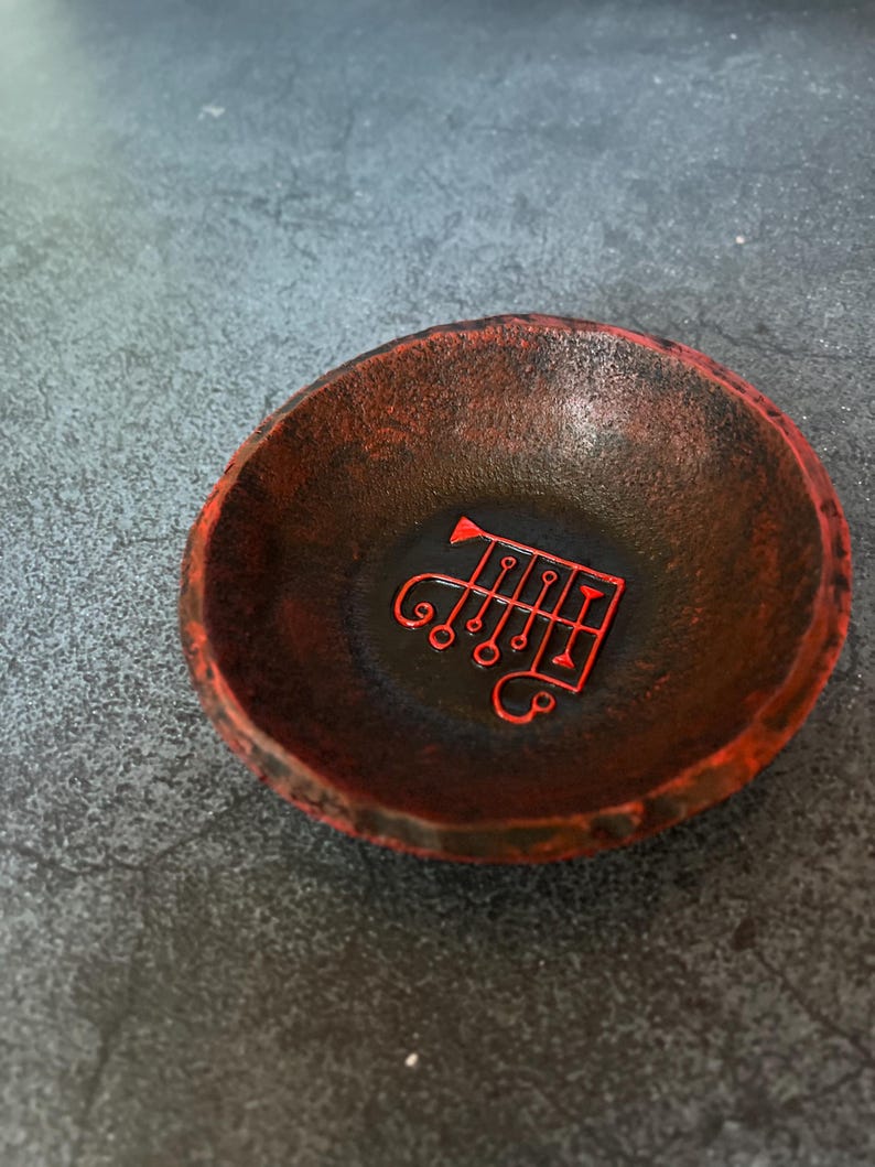 Lesser Key Solomon Goetia Ronove Sigil Altar Offering Bowl - Etsy UK