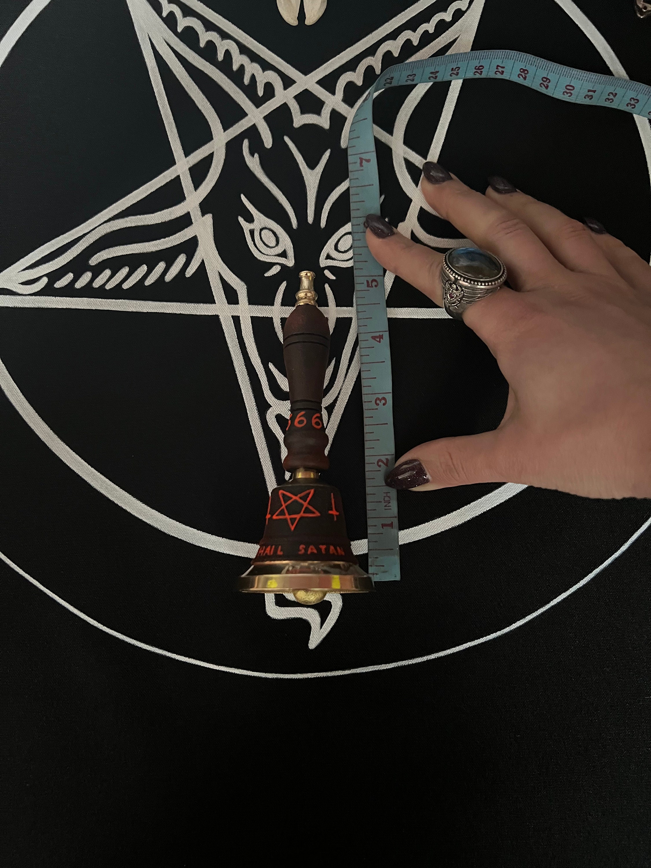 Satan Bell Anton Lavey Ritual Bell Invocation Demon Witch Home - Etsy ...