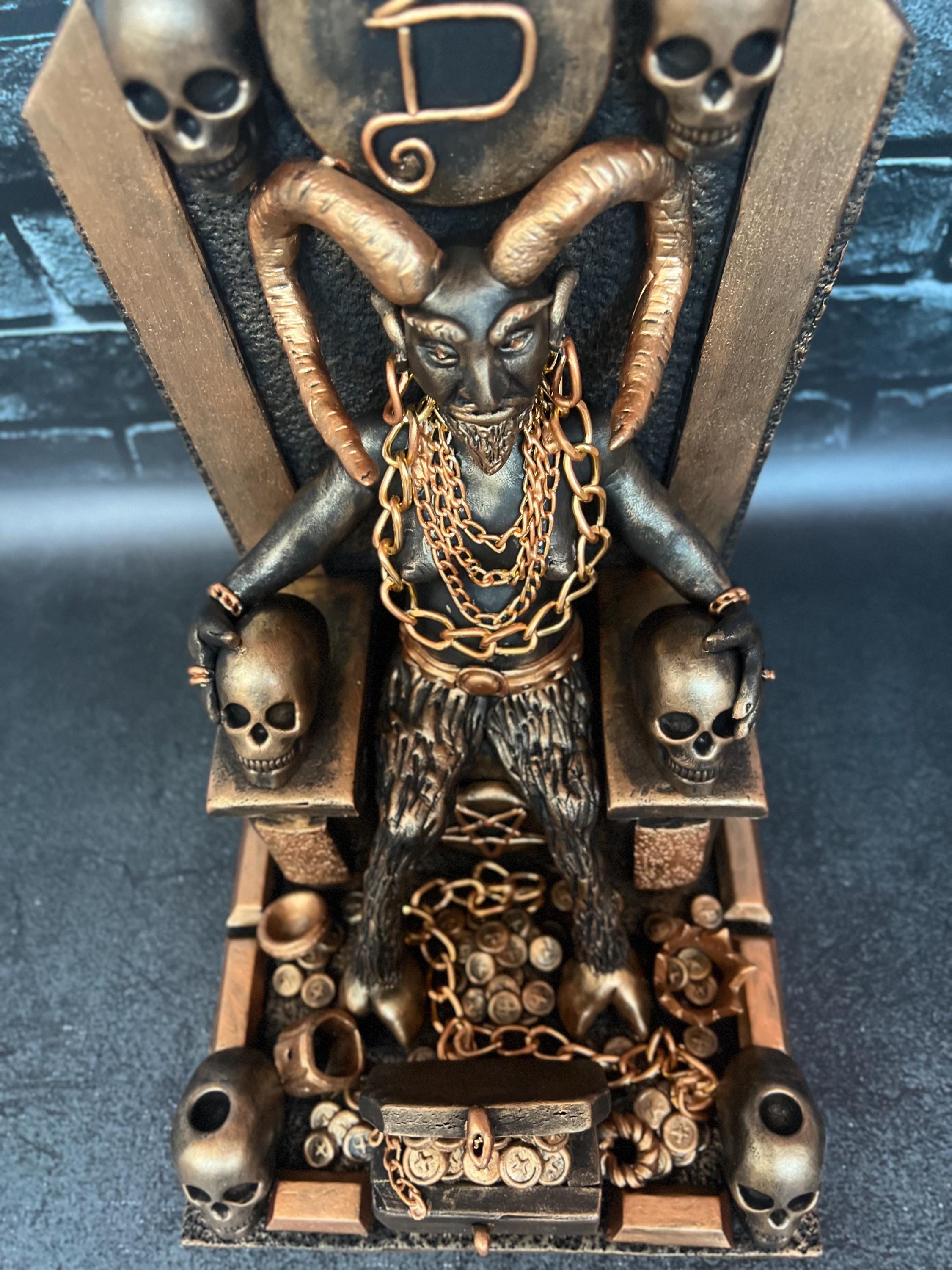 Mammon Demon Sigil Altar Ritual Statue - Etsy