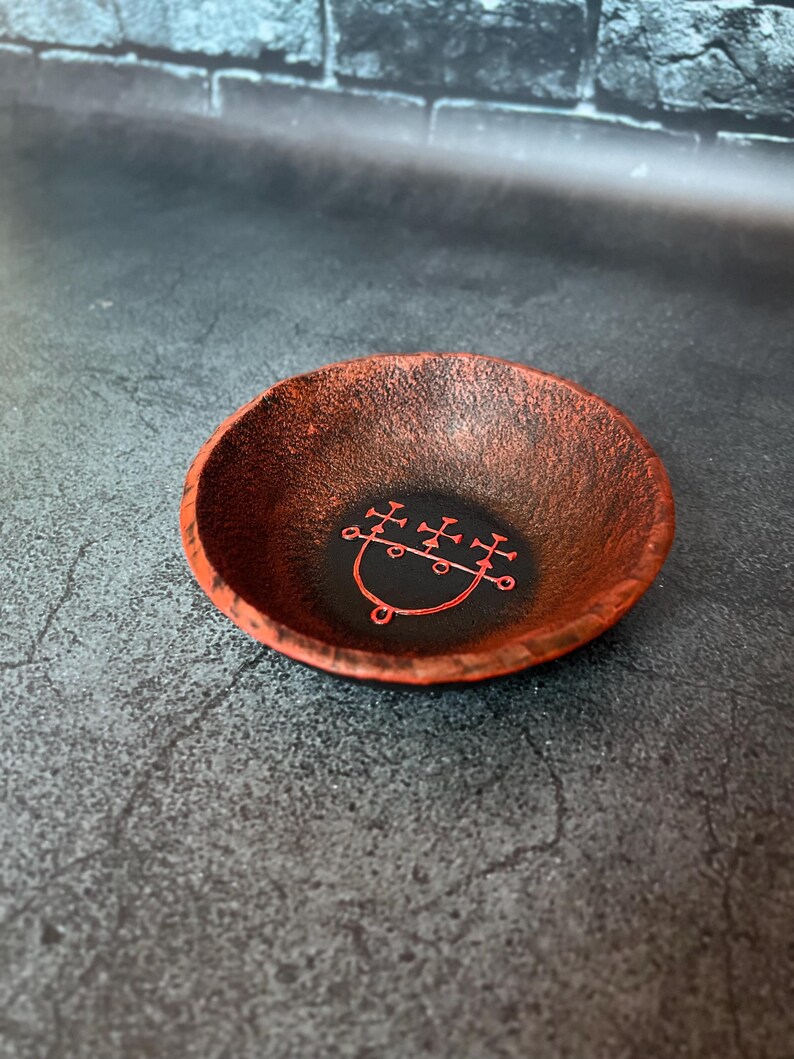 Sitri Demon Sigil Goetia Altar Ritual Offering Bowl Solomon Magic ...