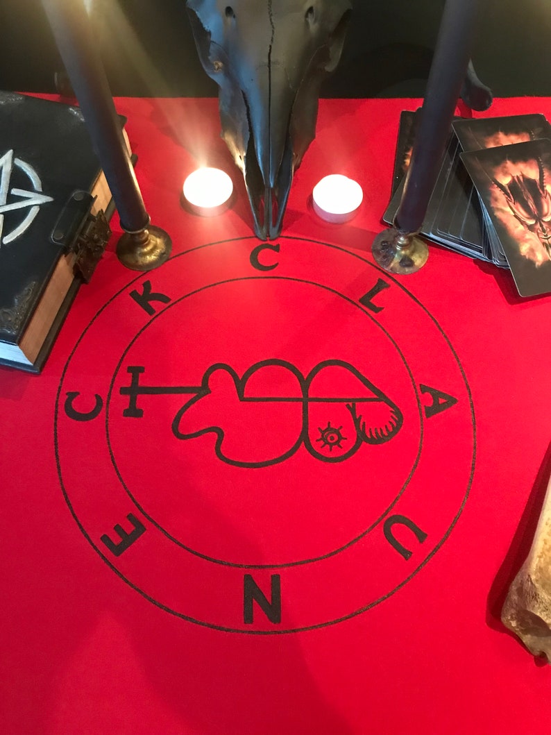 Mantel del altar del sigilo de Clauneck - Etsy España