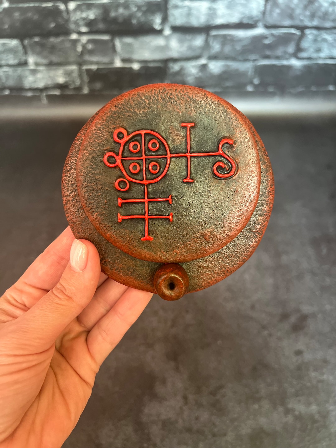 Buer Incense Holder Goetia Censer Demon Sigil Altar Lesser Key Solomon ...